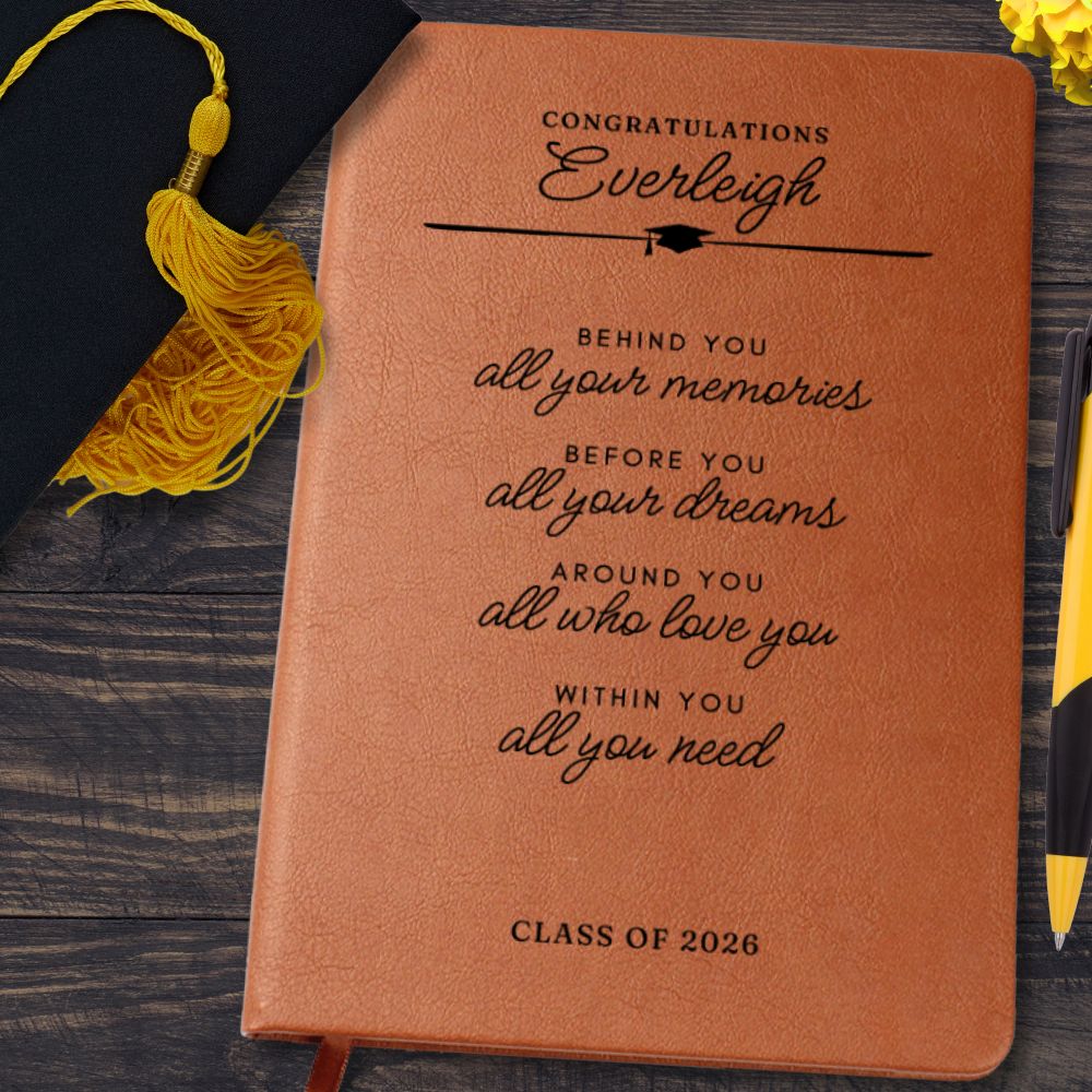 Personalized Graduation Gift Journal - Custom Name & Year – Sweeter Gifts